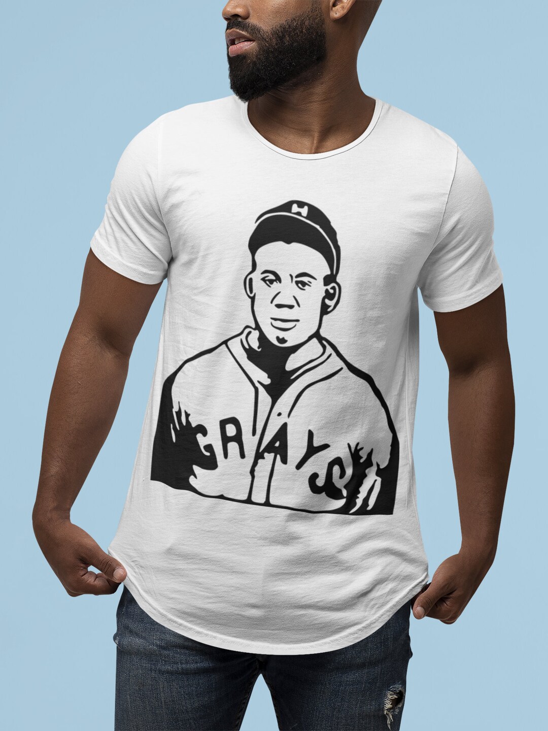 Josh Gibson T-shirt - Etsy