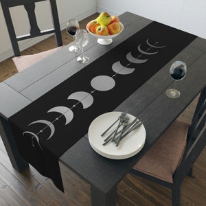 Moon Phases Table Runner, Celestialtable, Trendy Moon, Mystical Table ...