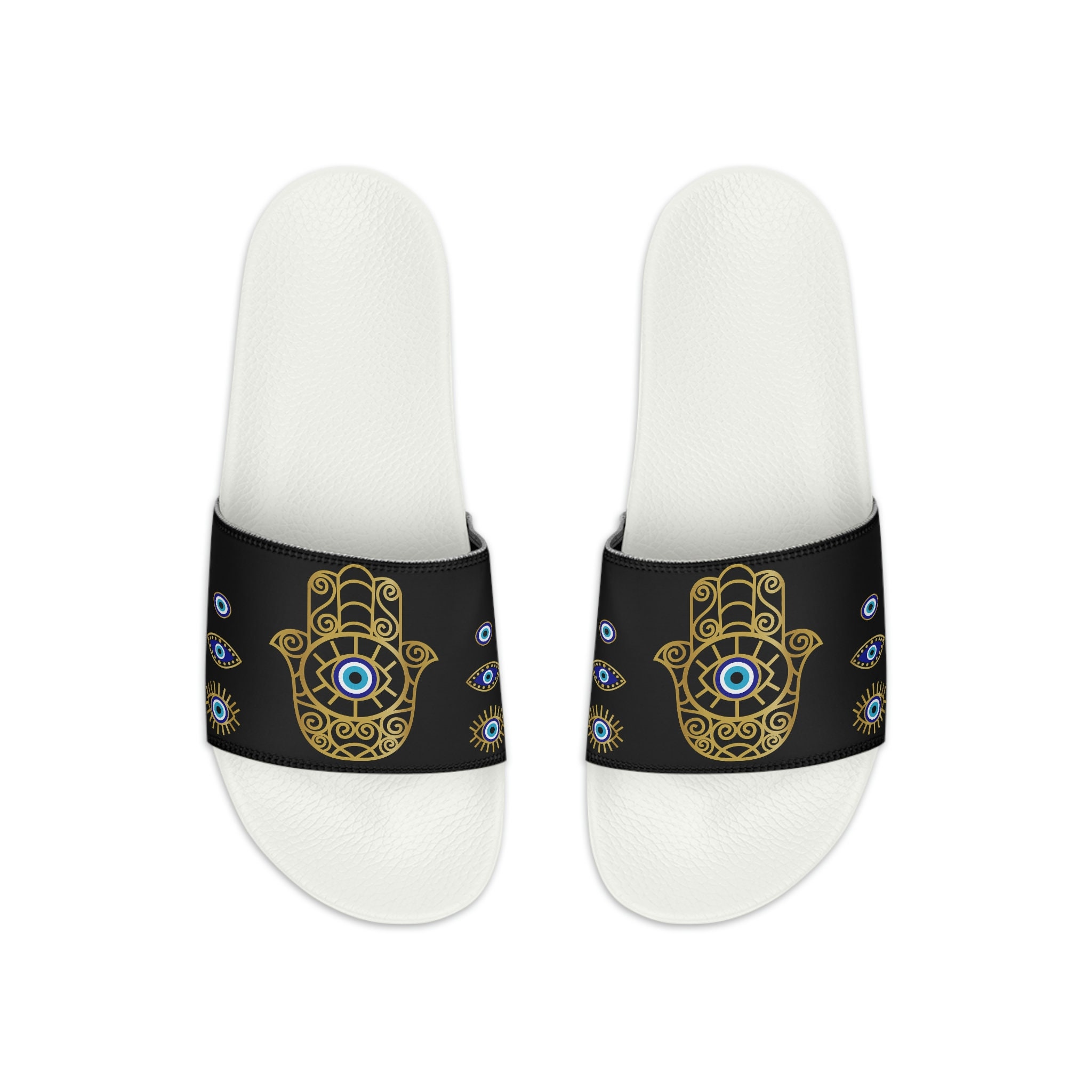 Evil Eye Women's Slide Sandals, Evil Eye Slides, Trendy Sandals, Karma ...