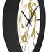 Koi Fish Wall Clock, Gold Koi Clock, Ying Yang Clock, Balancing ...