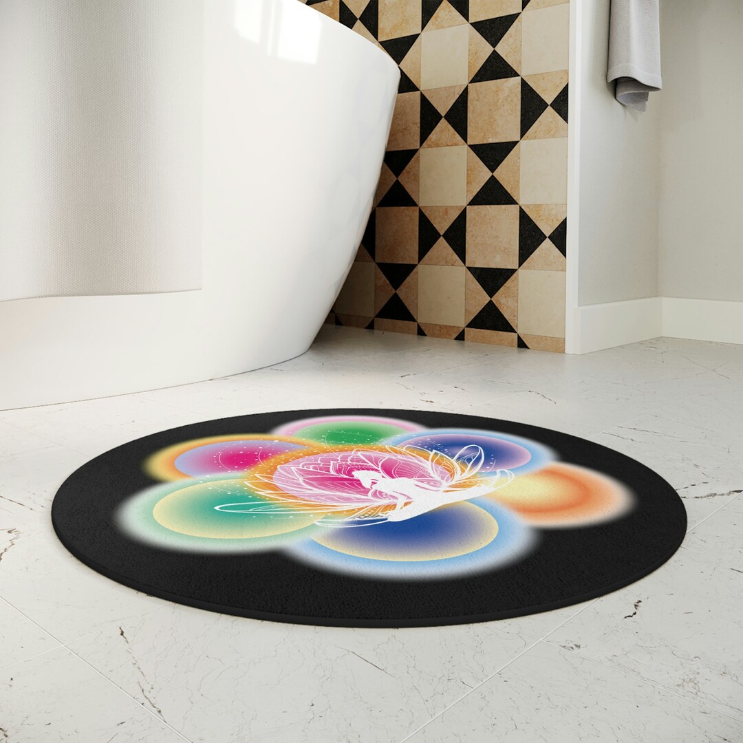 Aura Bath Mat, Spiritual Bathroom, Uplifting Mat, Empowering Bath ...