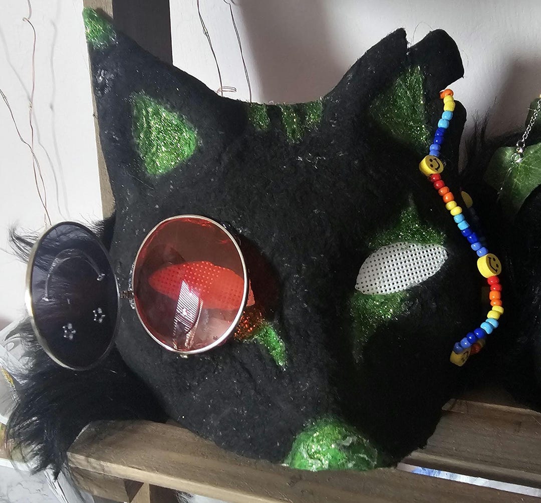 Scene/emo Therian Wolf Mask - Etsy