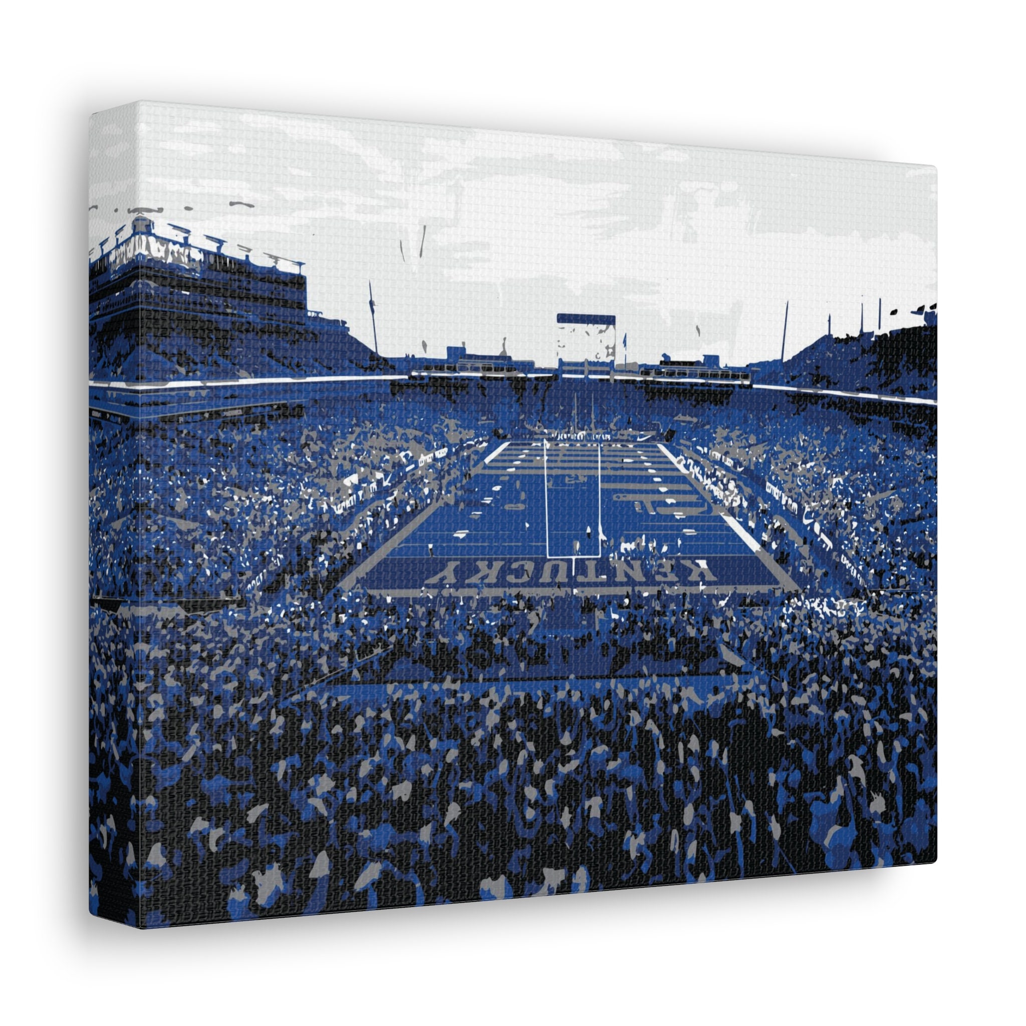 University of Kentucky Kroger Field Football Stadium Canvas Abstract ...