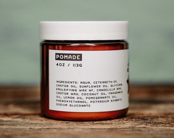 Hair Grit All Natural and Organic Hair Product Pomade - Etsy