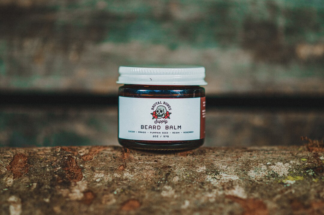 Natural Beard Balm Crafted W/ Natural Butters & Herbal Extracts - Etsy