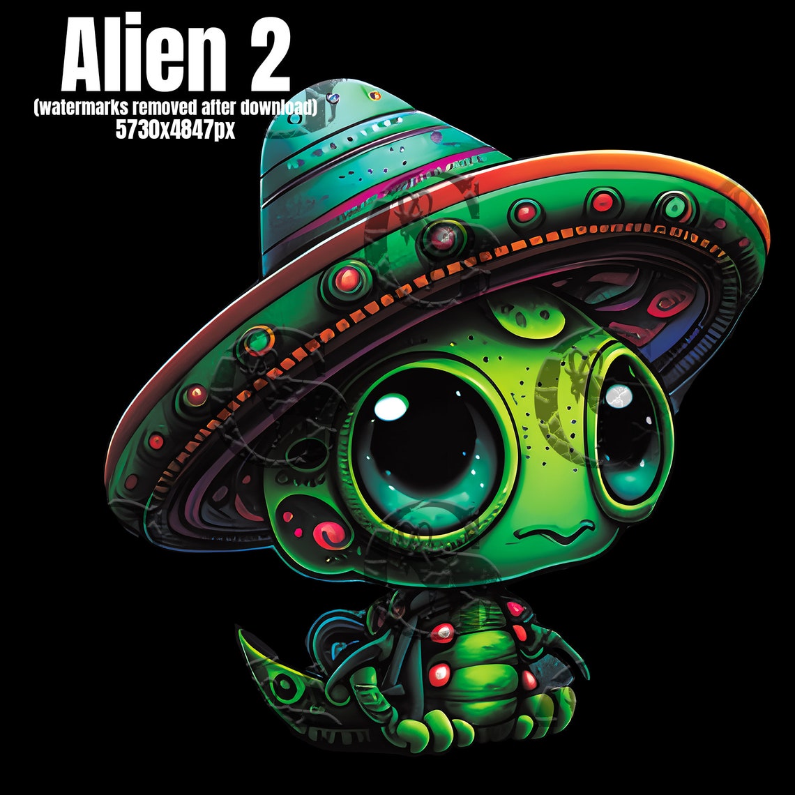 Cinco De Mayo Aliens SVG, Sombreros Svg, Sombrero Svg, 5 De Mayo SVG ...