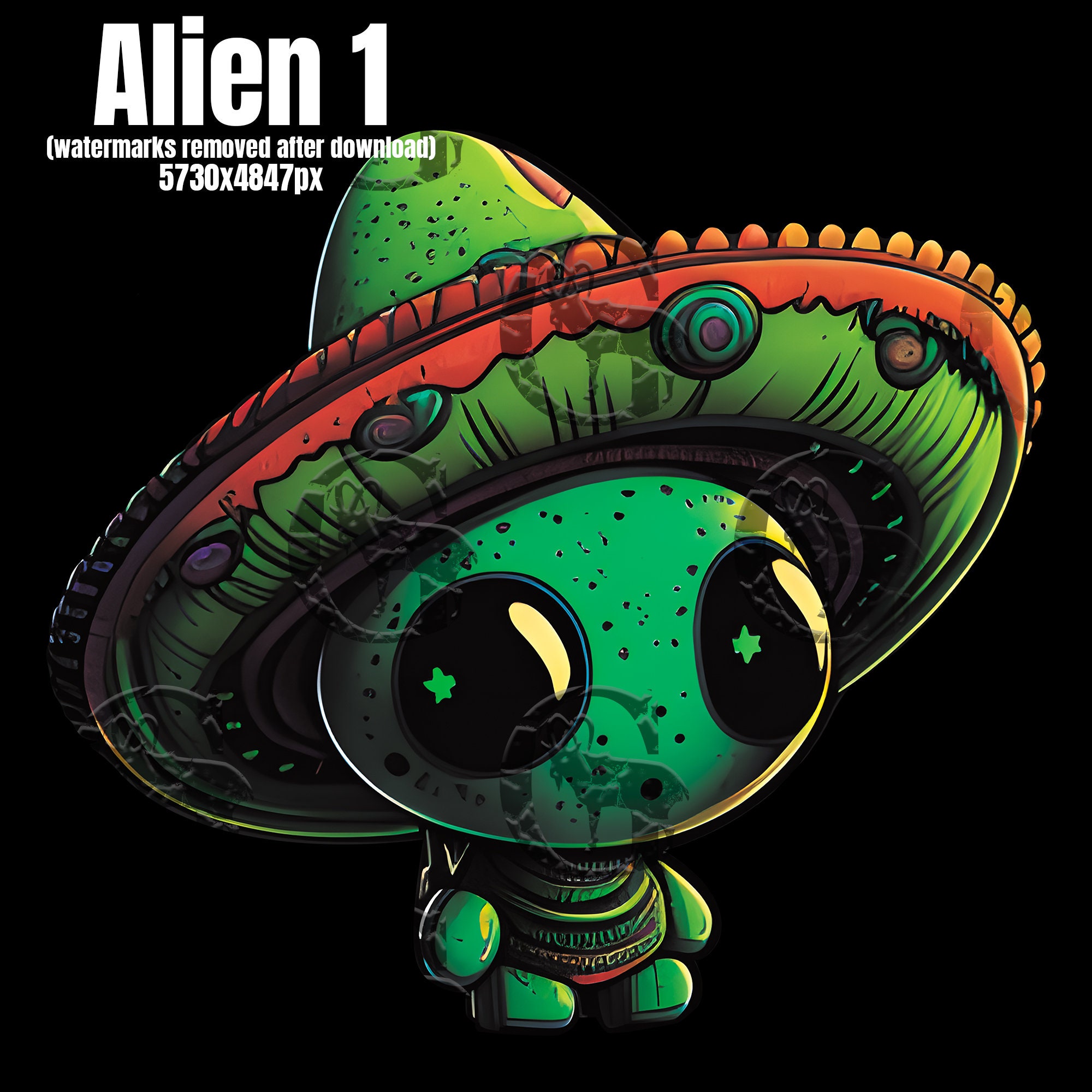 Cinco De Mayo Aliens SVG, Sombreros Svg, Sombrero Svg, 5 De Mayo SVG ...