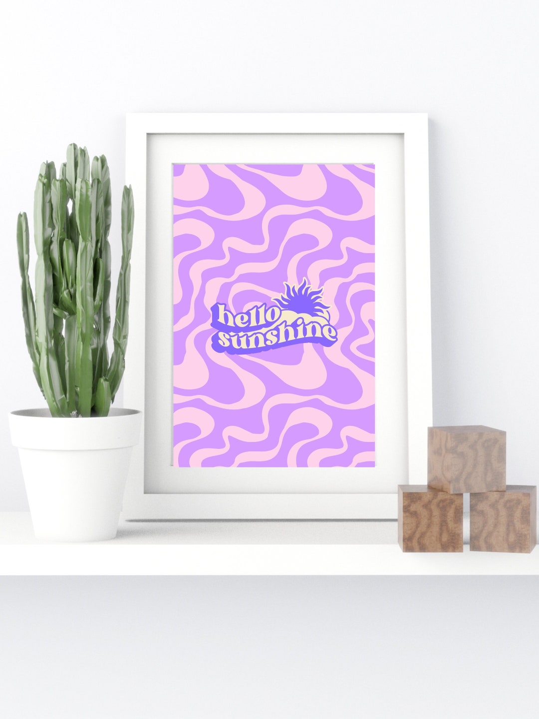 Retro Wall Art, Groovy Print, Digital Download - Etsy