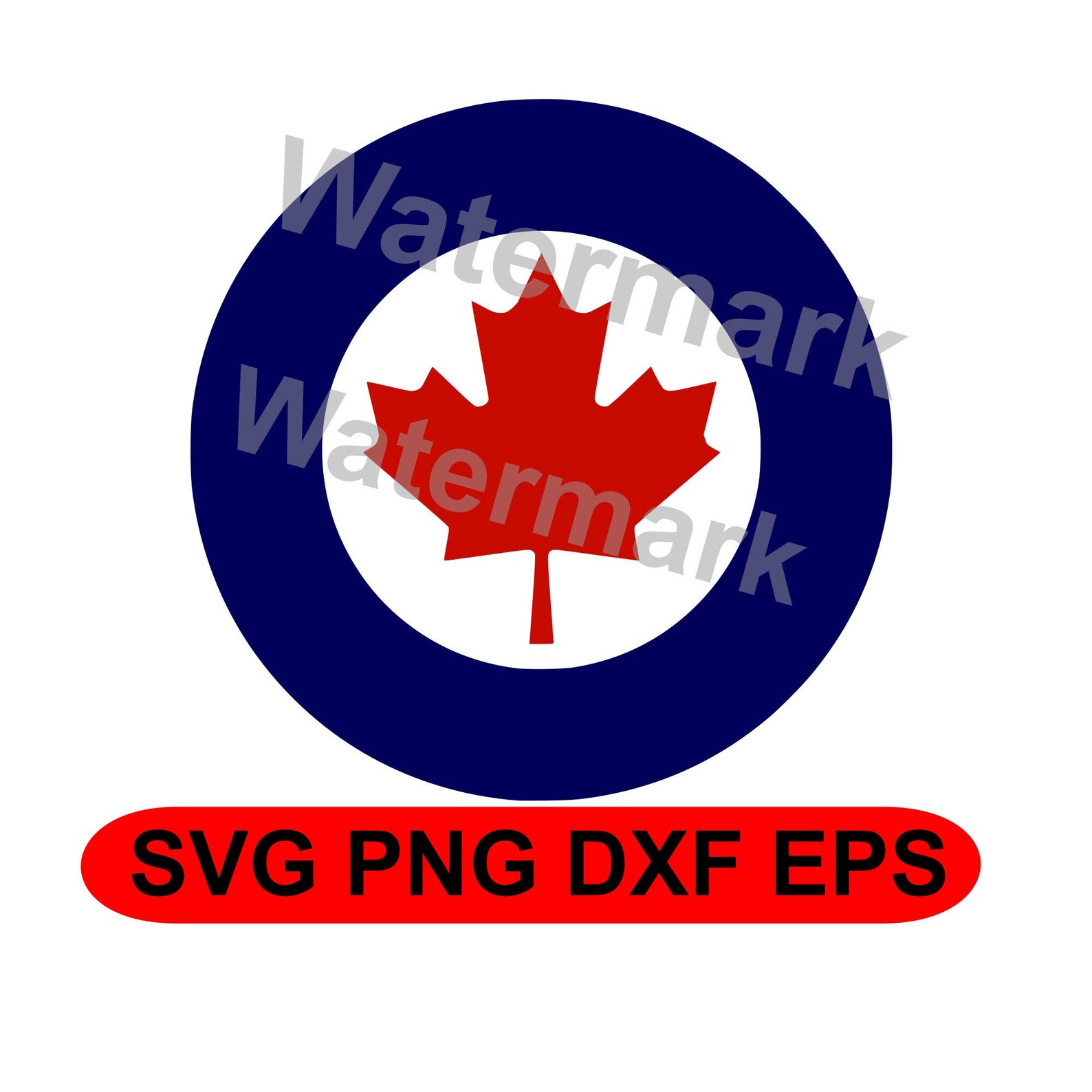 RCAF Roundel 1965-current Svg Png Dxf Eps - Etsy