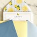 Personalized Lemon Stationery Set | Custom Monogrammed Notecards ...