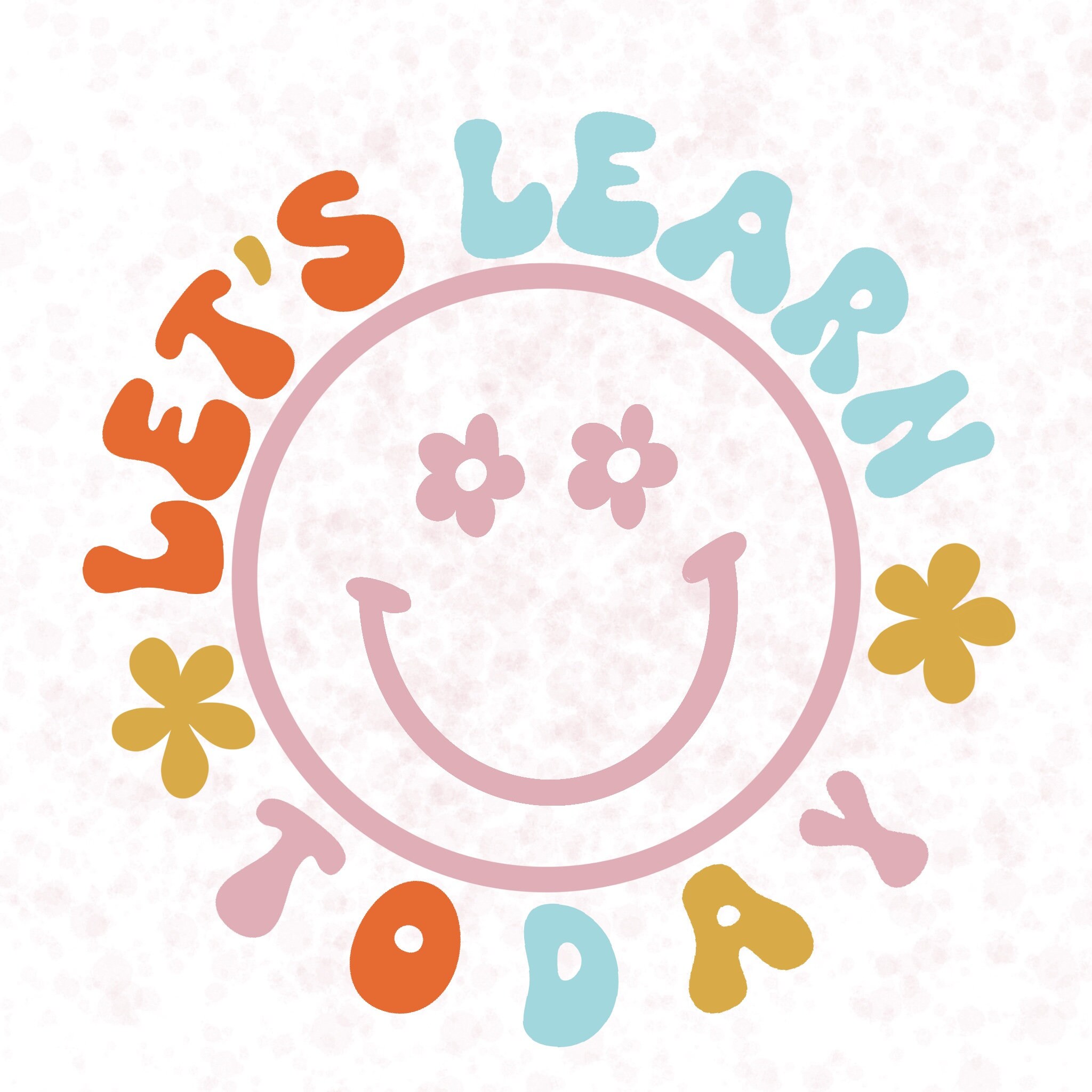Let’s Learn Today- Education PNG Design - Etsy