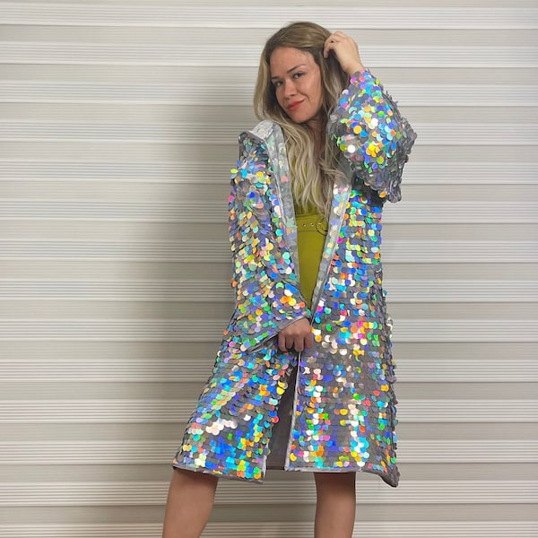 Holographic Jacket - Etsy