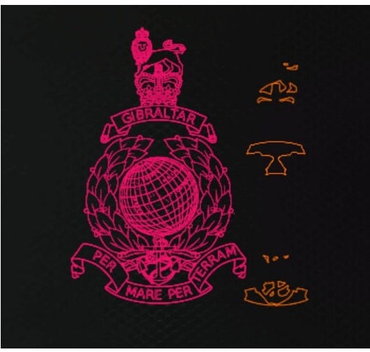 Royal Marines Crest SVG - With Pre Cut Outs - Etsy UK