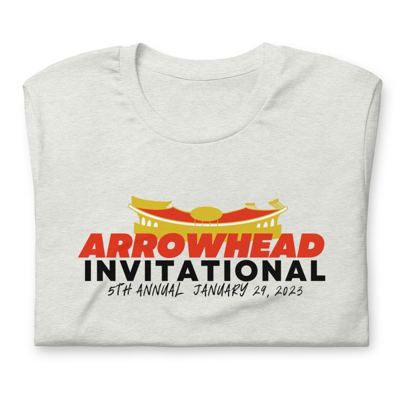 Arrowhead Invitational Kansas City Chiefs T-shirt - Etsy