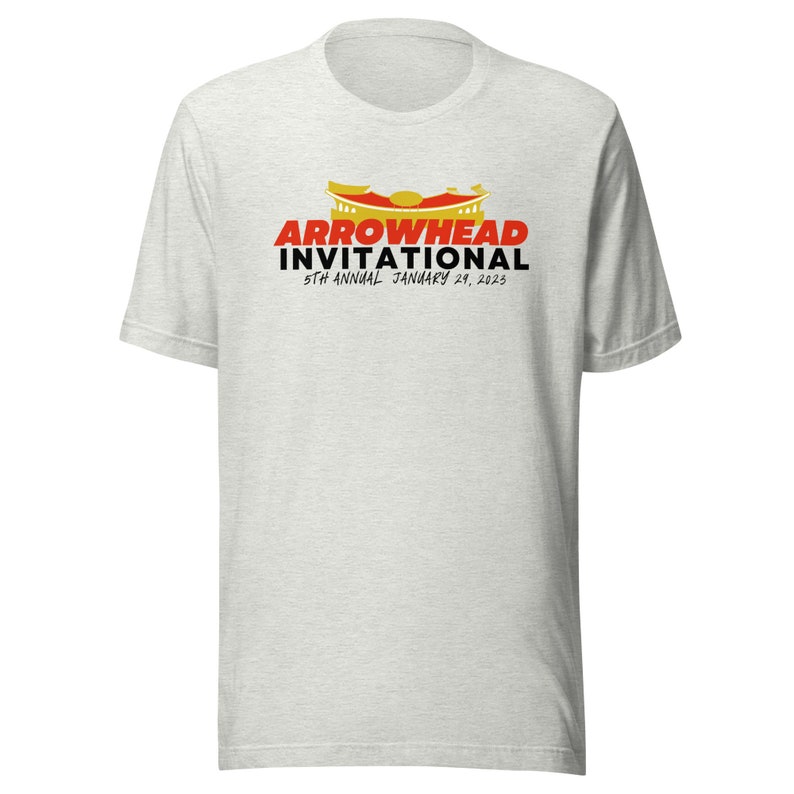 Arrowhead Invitational Kansas City Chiefs T-shirt - Etsy
