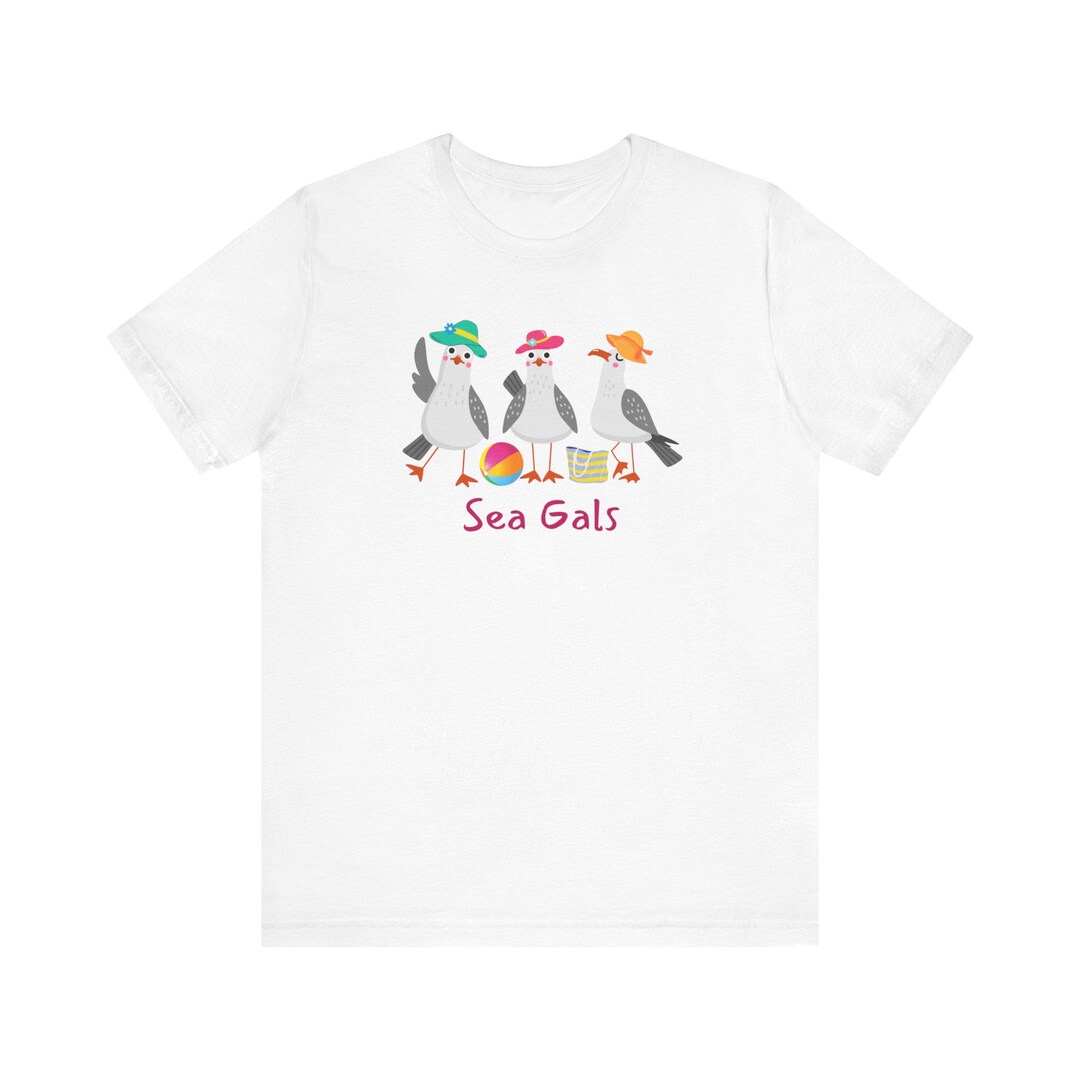 Beach Shirt, Sea Gulls, Sea Gals Shirt, Happy Shirts, Salt Life Tee ...