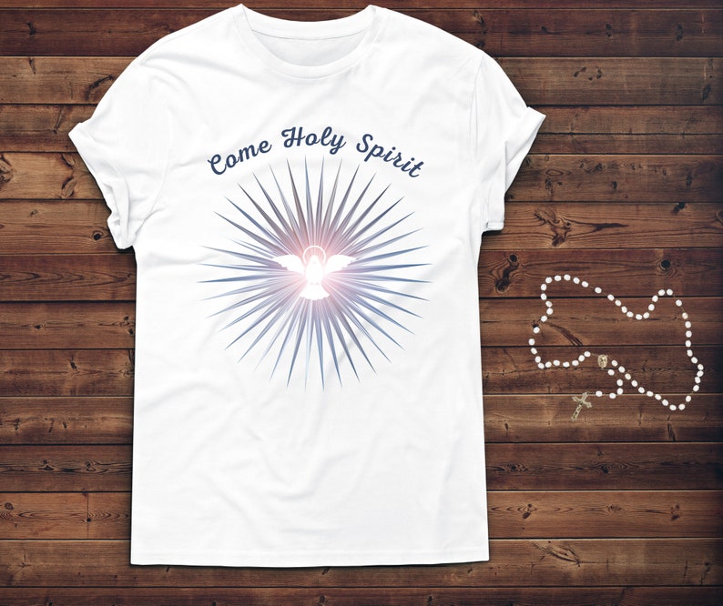 Come Holy Spirit, Holy Spirit Shirt, Christian Shirt, Catholic Tshirt ...