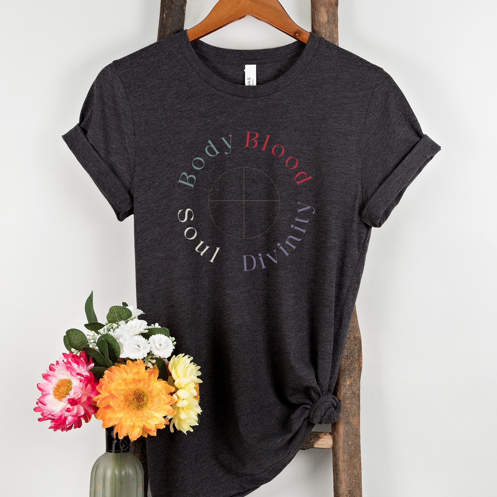 Body, Blood, Soul, and Divinity Shirt, Eucharist Shirts, Eucharistic ...