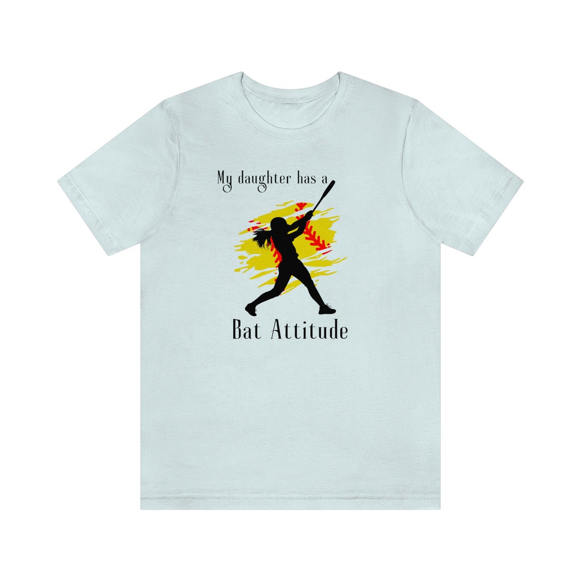 Bat Attitude, Softball Shirt, Fastpitch Tee, My Daughter Has a Bat ...
