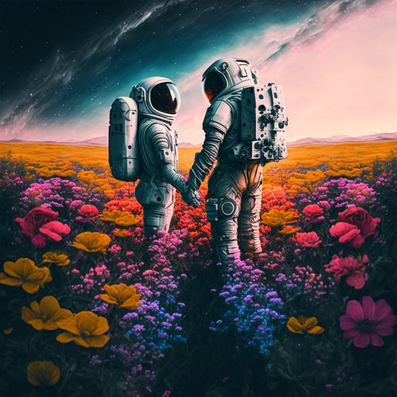 Astronaut Love - Etsy