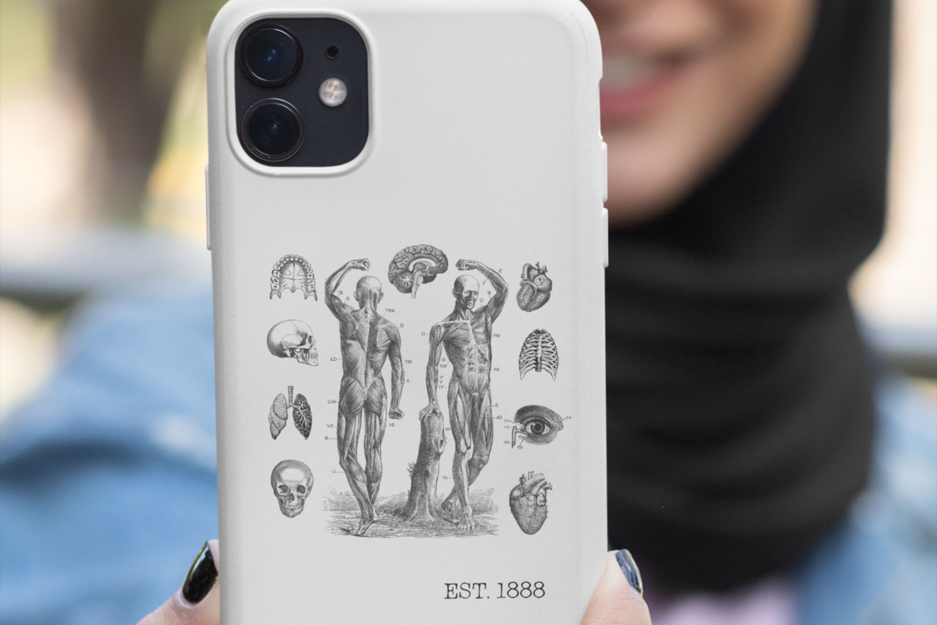 Anatomy Science iPhone Case, Anatomy X-ray Gift, Medical Student ...