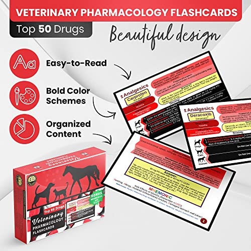 Veterinary Pharmacology Printable Flashcards | Instant DOWNLOAD | Vet ...