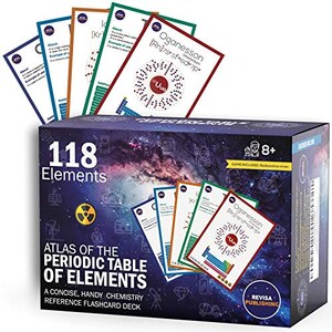 DIGITAL Periodic Table of Elements Flashcards | Instant Download | 118 ...