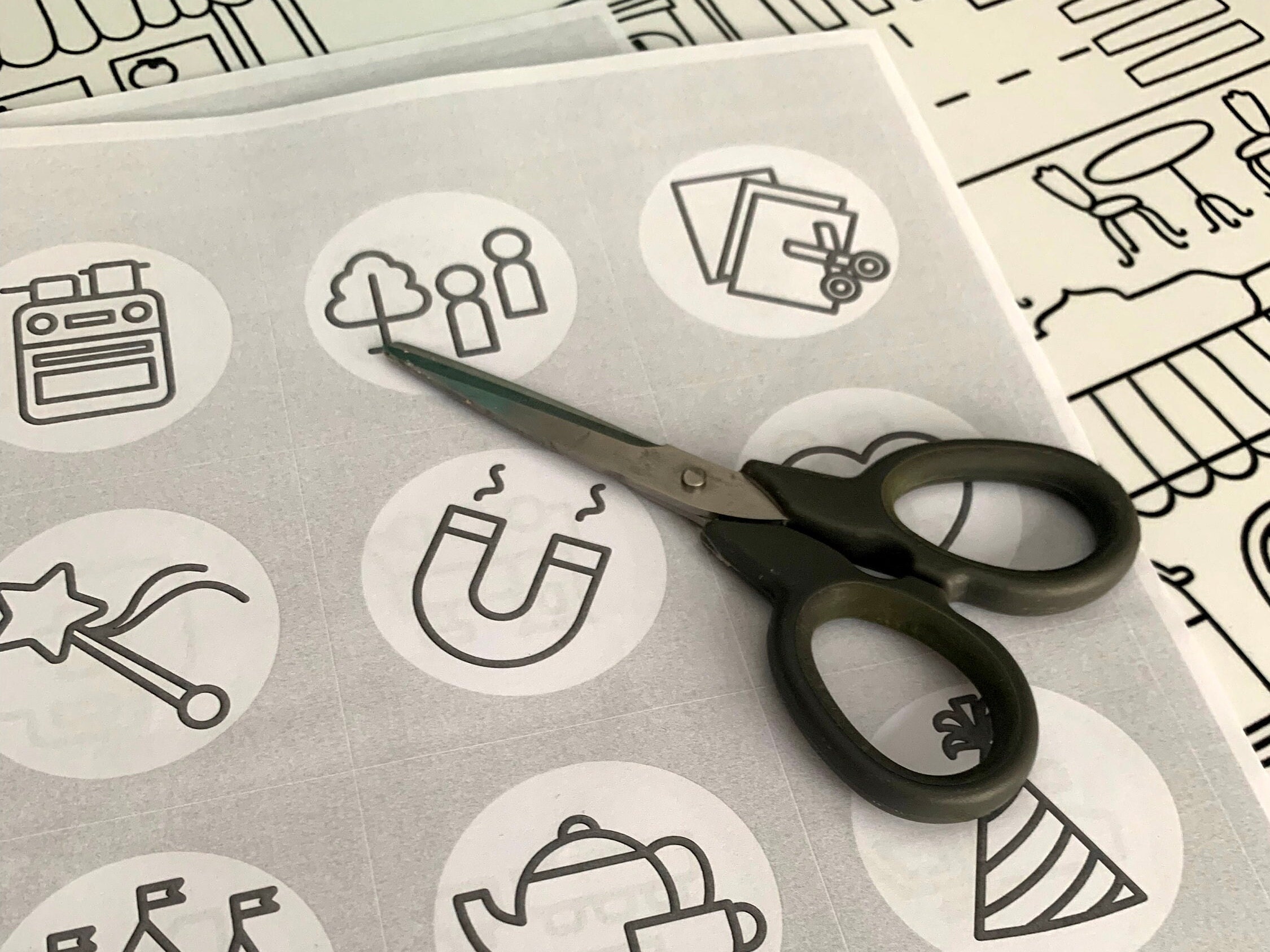 Printable Toy Labels Visual Pictures Download Perfect for - Etsy