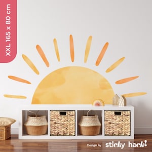 Rising Sun Wall Decal - Peel and Stick Sunrise, Quote Personalized Wall ...