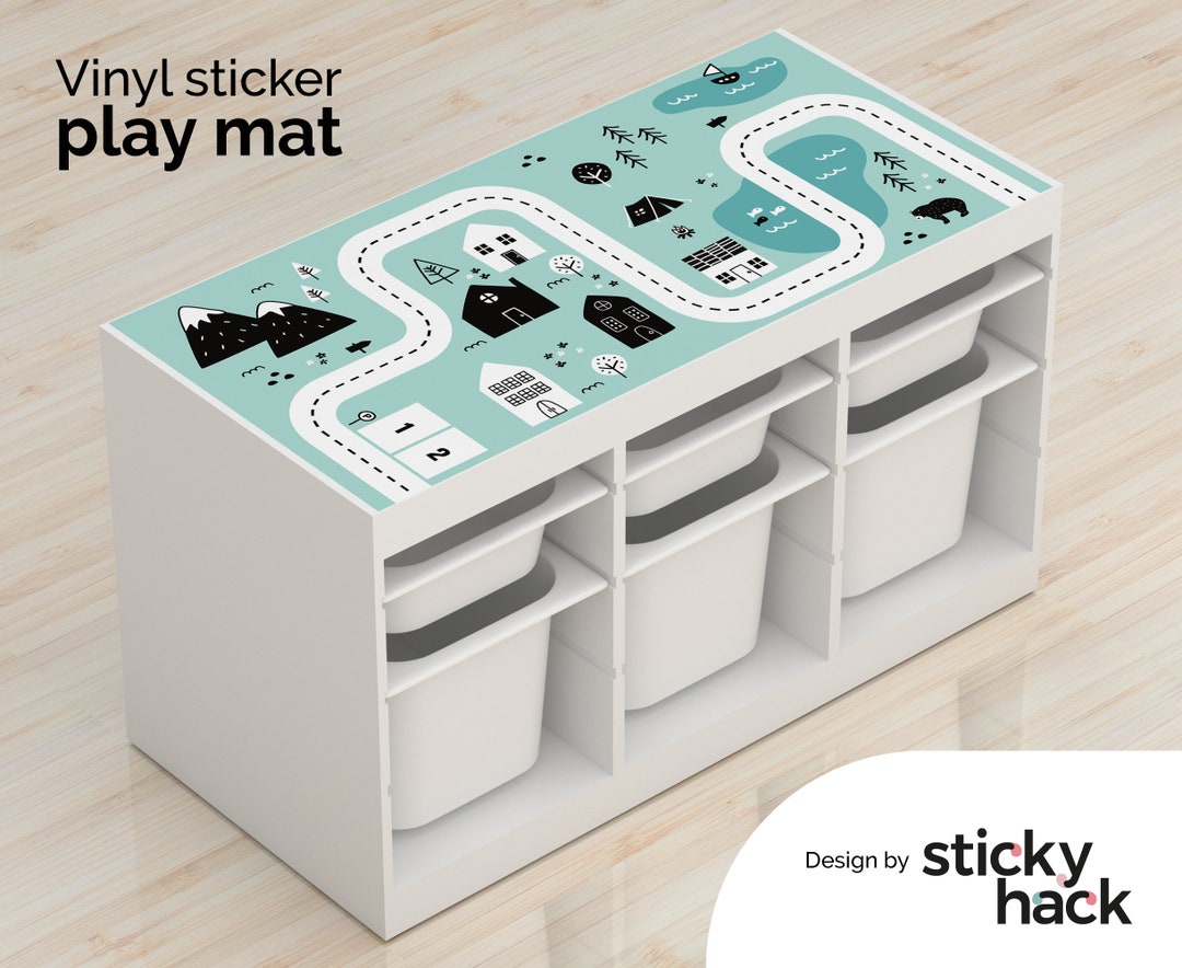 IKEA TROFAST STICKER Road Themed - for the Playroom - Furniture Sticker ...