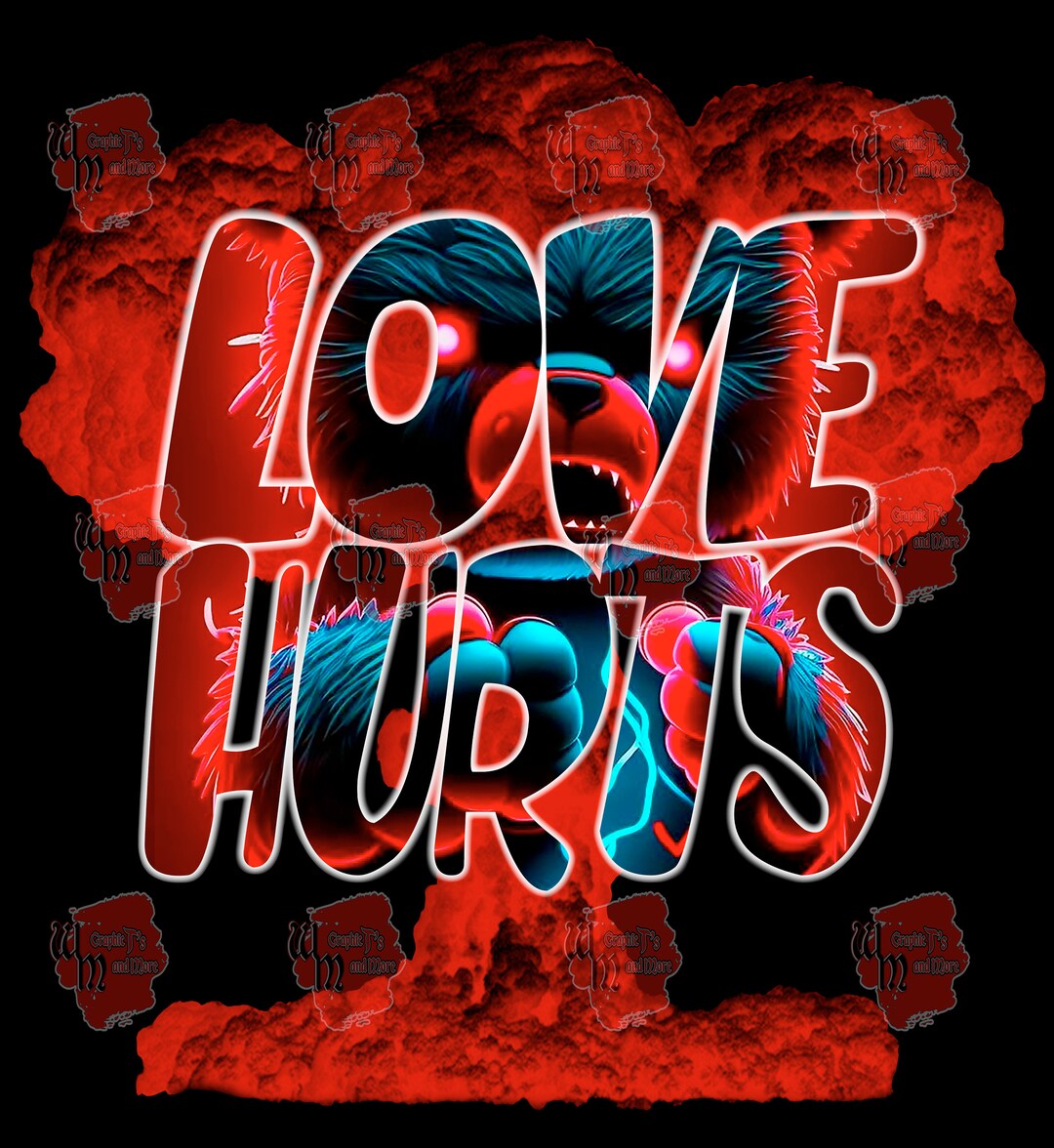 Love Hurts Design, Urban Design, Inspirational Design, PNG Design, DTF ...