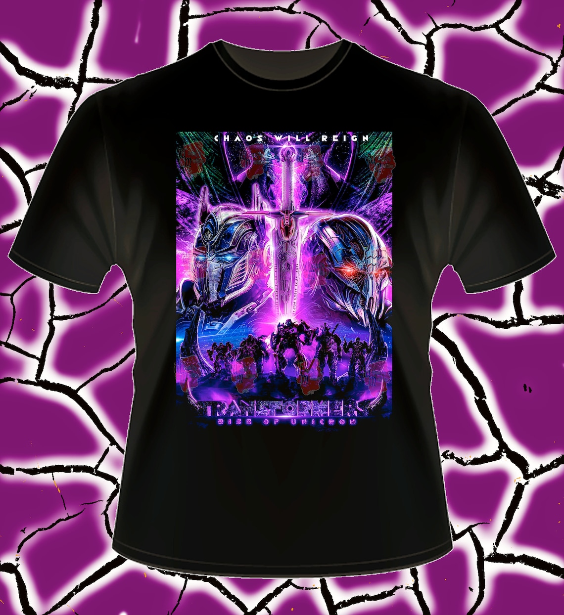 Movie Dtf Transformers DTF Halftone for Black Shirt Design - Etsy