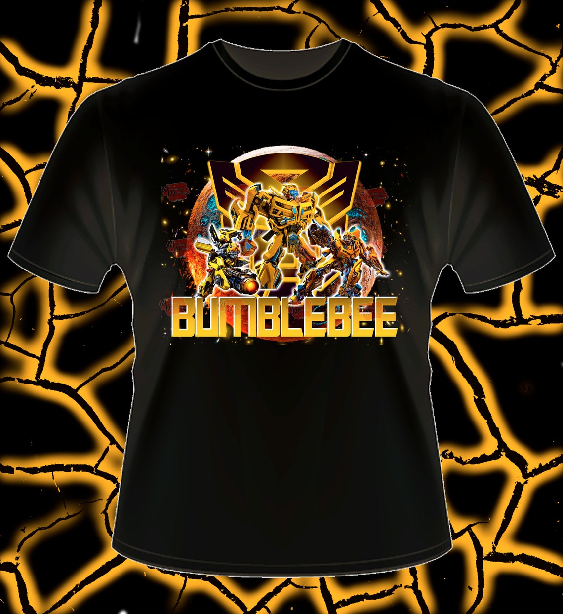 Movie Dtf, Transformers DTF, Bumblebee Design, Transformers Transfers ...