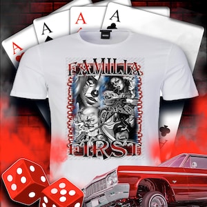 Familia First, Chicano Design, Urban Design, Streetwear, Sublimation ...