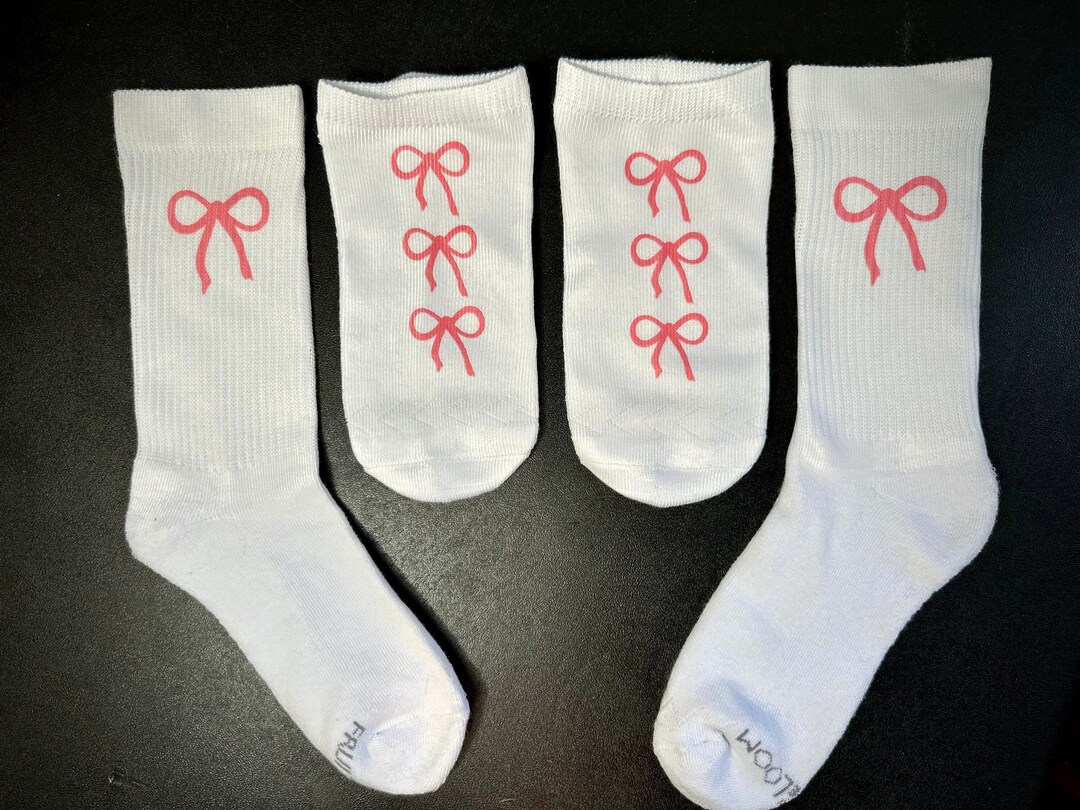 Coquette Bow Socks - Etsy