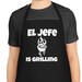 El Jefe is Grilling Apron Fathers Day BBQ Gifts Cholo the Boss Gift for ...