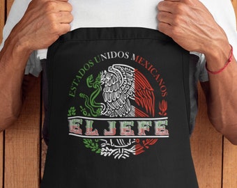 Michoacán Mexican Grilling Apron Fathers Day BBQ Gifts Cholo the Boss ...