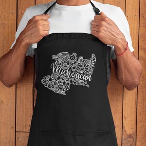 Michoacán Mexican Grilling Apron Fathers Day BBQ Gifts Cholo the Boss ...