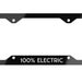 EV License Plate Frame Metal 100% Electric Vehicle Electric Car License ...