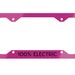 EV License Plate Frame Metal 100% Electric Vehicle Electric - Etsy