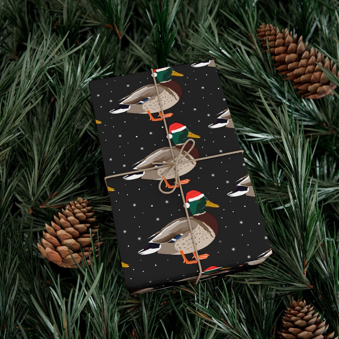 Mallard Duck Wrapping Paper Roll Duck Hunting Gift Wrapping Roll ...