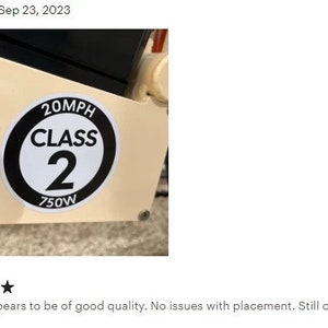 Ebike Sticker Class Electric Bike Decal Bicycle E-bike Cyclist Gift ...