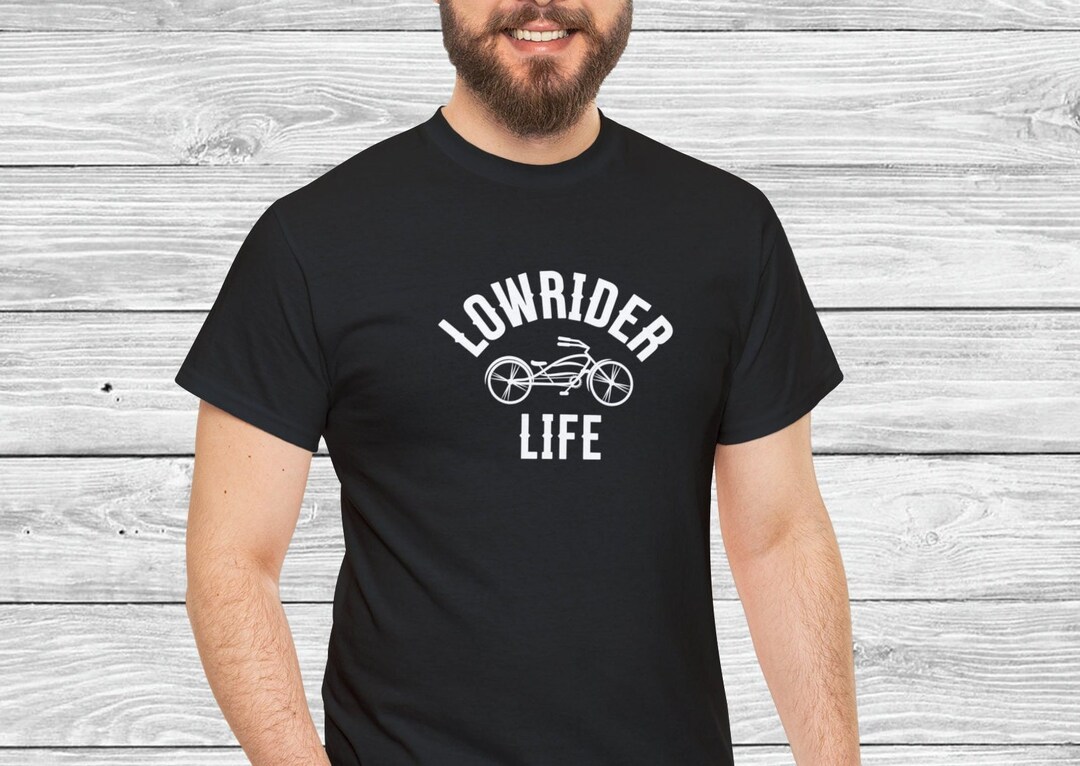 Lowrider Bike Shirt Lowriders Bicycle Low Rider Tshirt Cholo Chicana ...