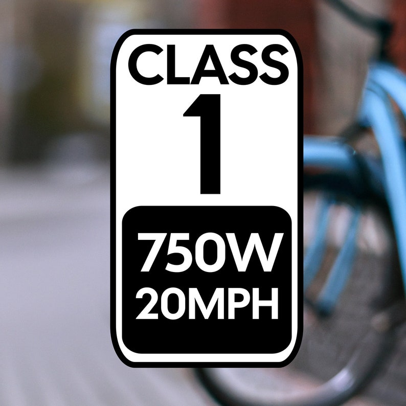 Ebike Sticker Class Electric Bike Decal Bicycle E-bike Cyclist Gift ...