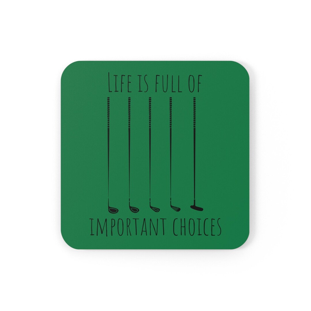 Golf Coasters Set Gifts for Golf Lovers Drink Coaster Dad - Etsy