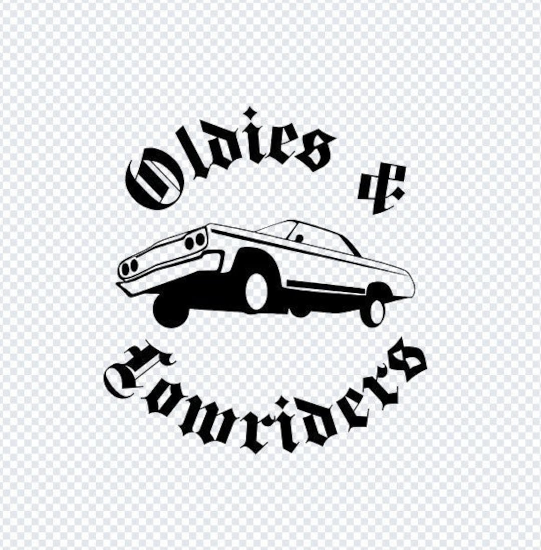Oldies and Lowrider Svg Png Digital Download Bundle Car Oldies Party ...