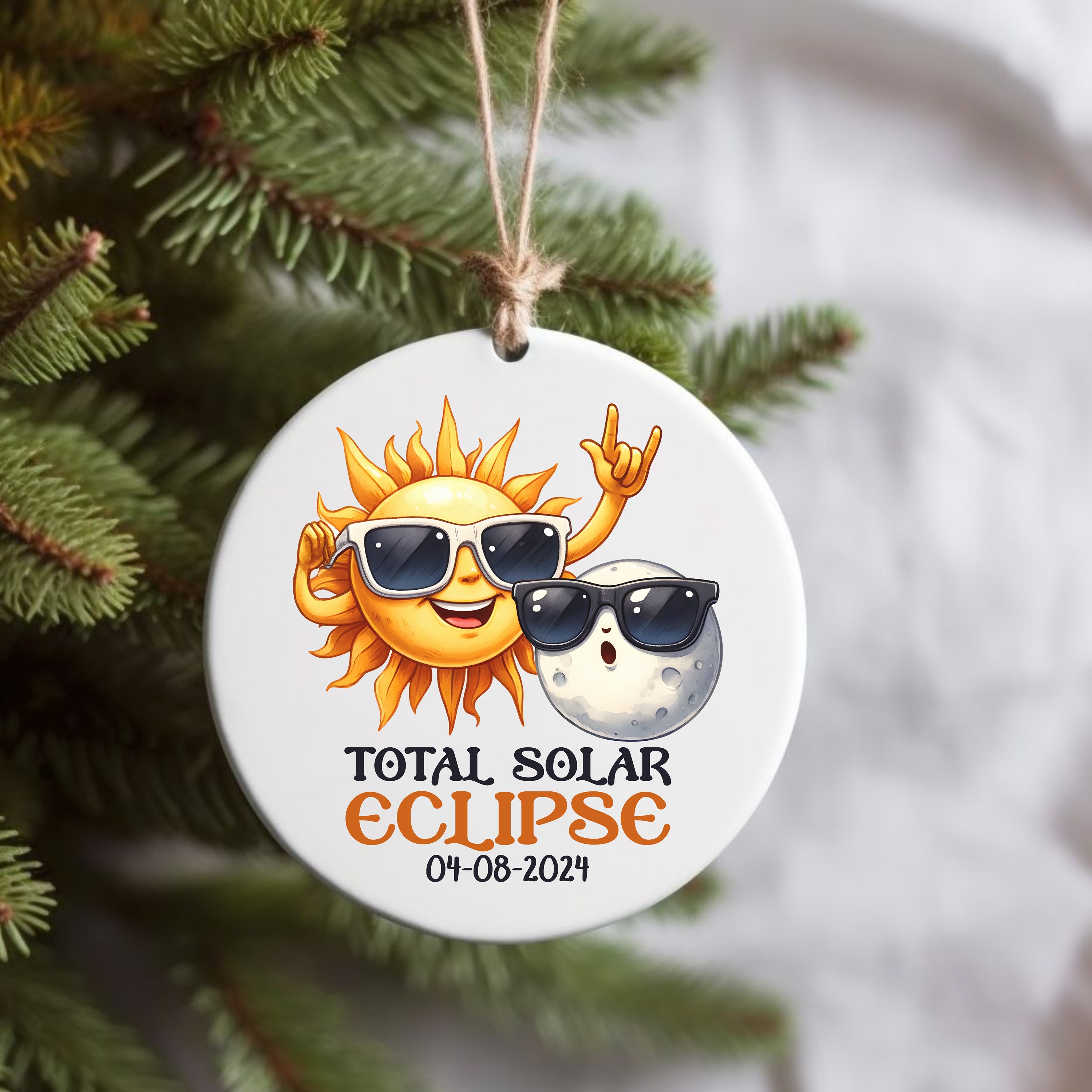 Solar Eclipse 2024 Ornament Eclipse Keepsake Path of Totality Eclipse ...