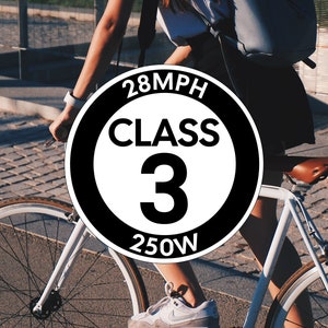 Ebike Sticker Class Electric Bike Decal Bicycle E-bike Cyclist Gift ...