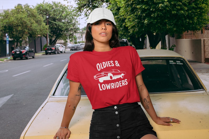 Oldies and Lowriders Car Shirt Oldies Party Low Rider Tshirt Cholo ...