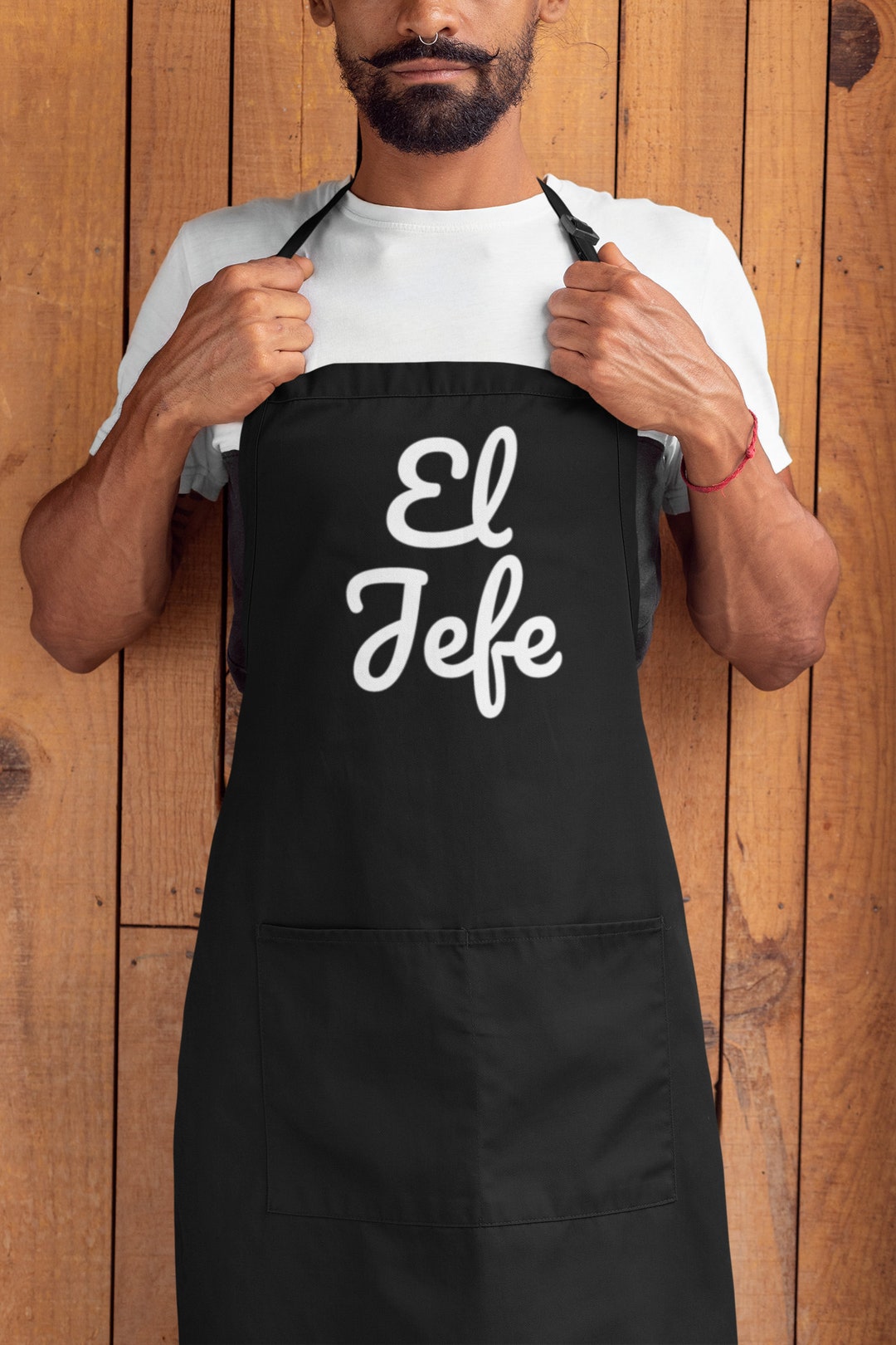 El Jefe is Grilling Apron Fathers Day BBQ Gifts Cholo the Boss Gift for ...